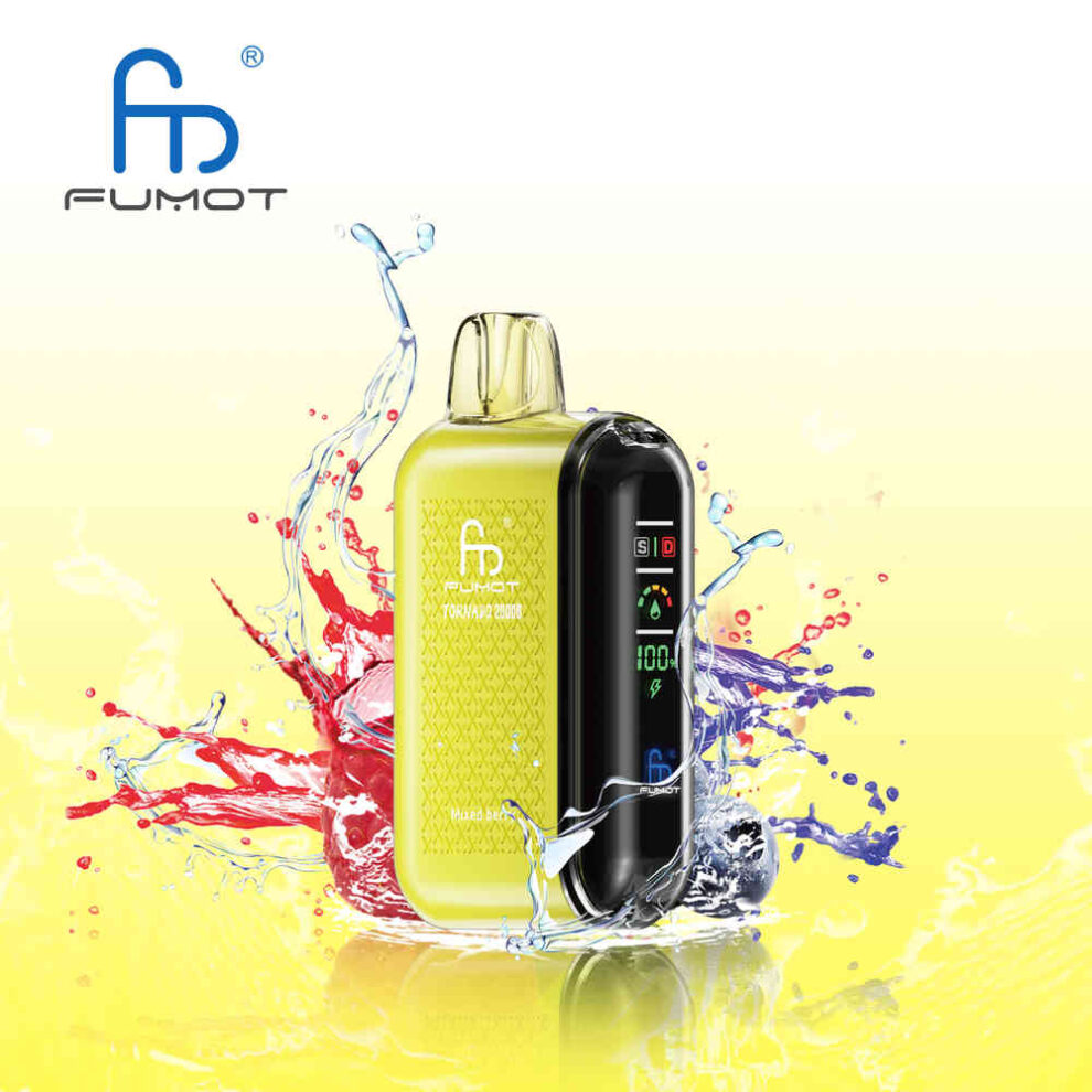 Fumot Digital Box 12000 - disposable e-cigarette with 12,000 puffs