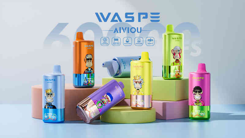 Waspe 3 w 1 60000 Puff Strawberry Watermelon & Strawberry Raspberry ...