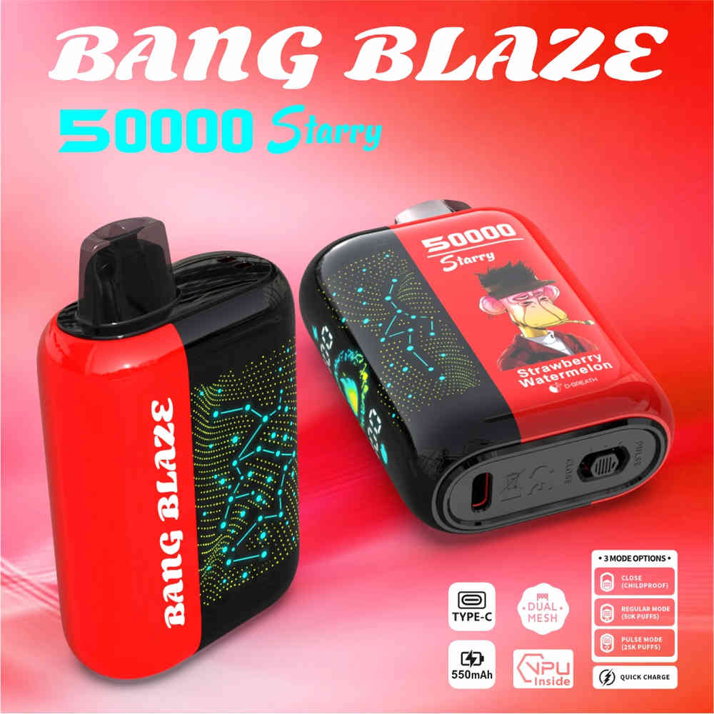 BANG BLAZE 50000 Puff Starlit Sky strawberry watermelon